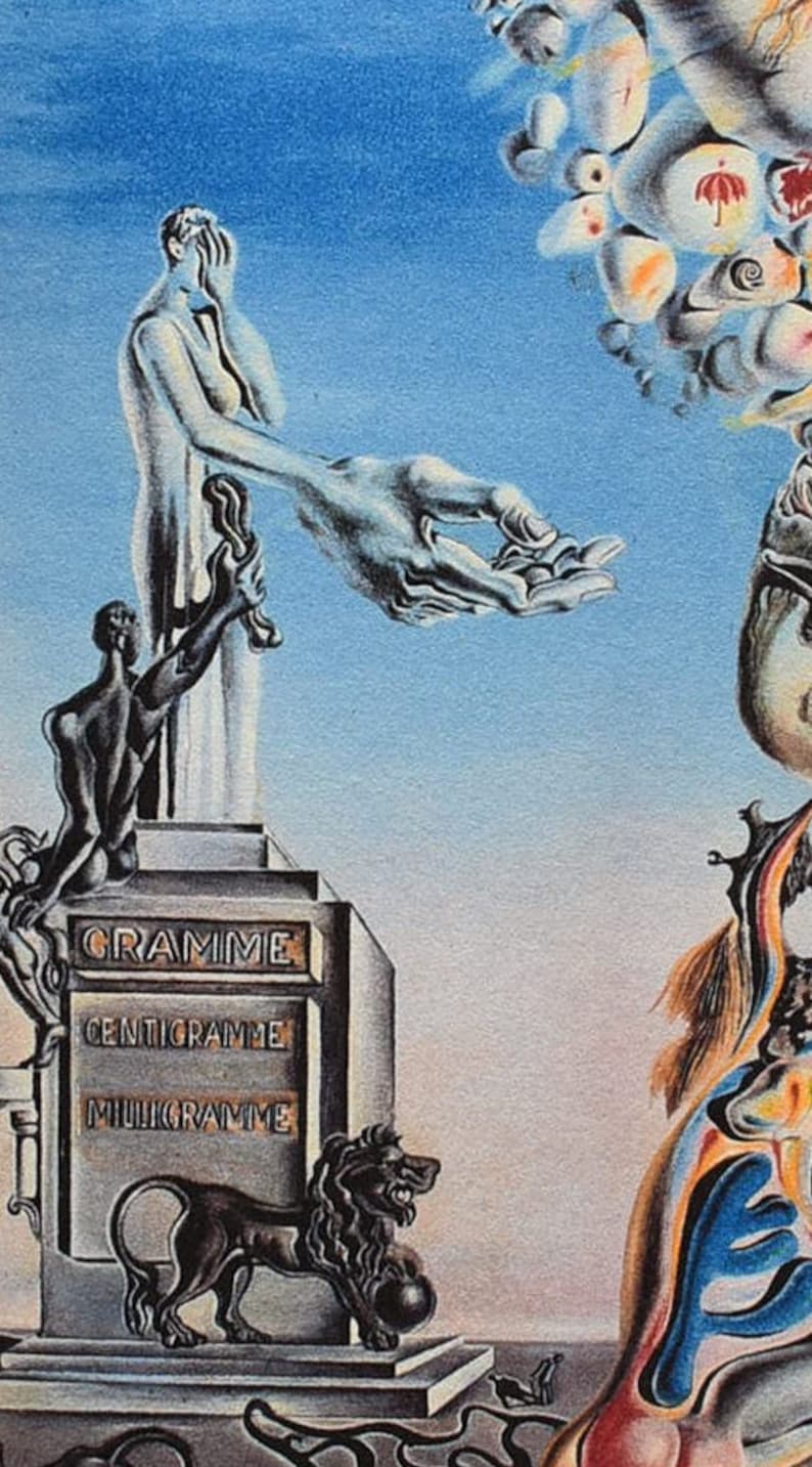 Salvador Dali, Lithograph, Limited Edition, Lithography, Art - Etsy