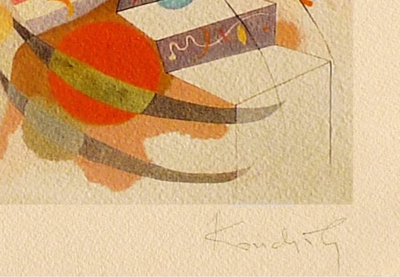 Wassily Kandinsky, Lithograph, Limited Edition, Art Print, Kandinsky - Etsy