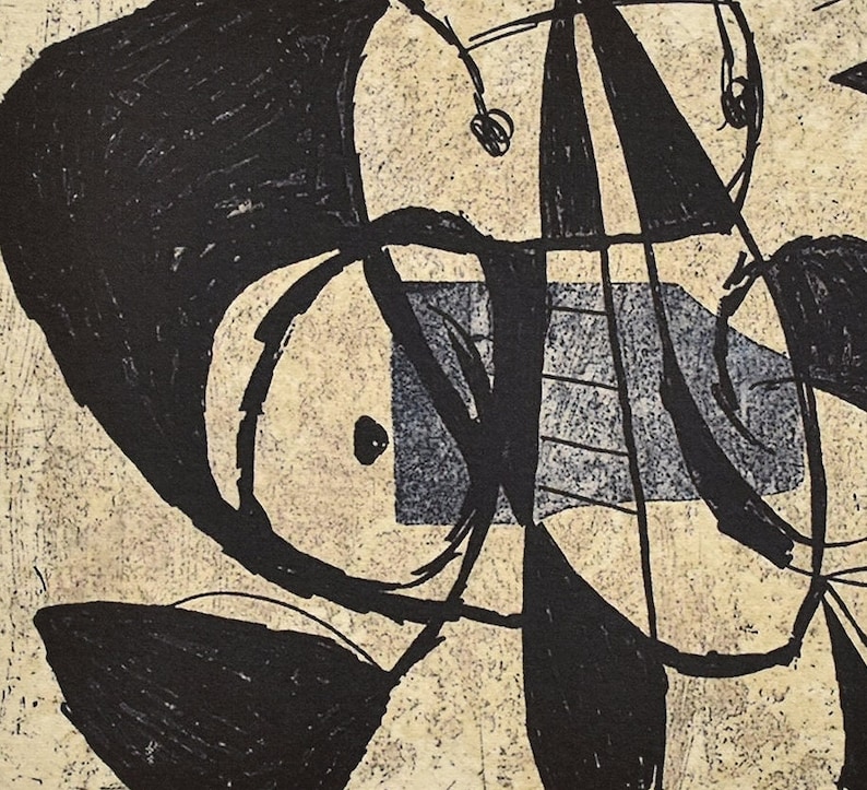 Joan Miró, Etching, Abstract Art, Limited Edition - Etsy