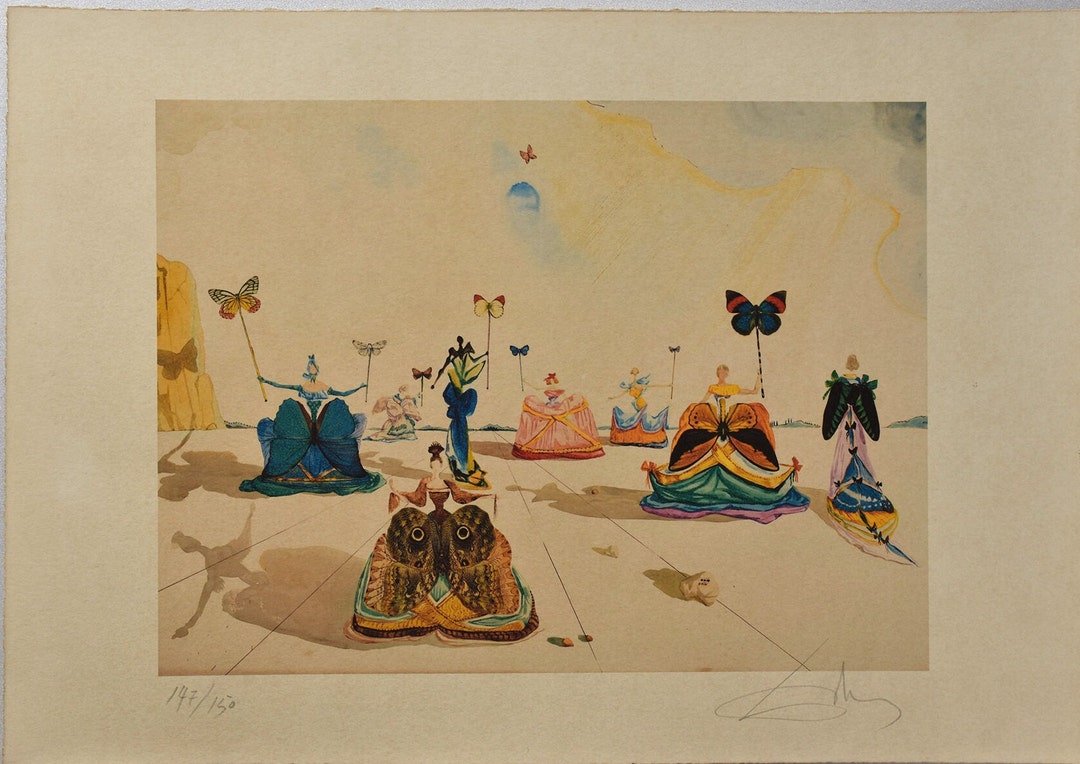 Salvador Dali, Lithograph, Limited Edition, Art Print - Etsy