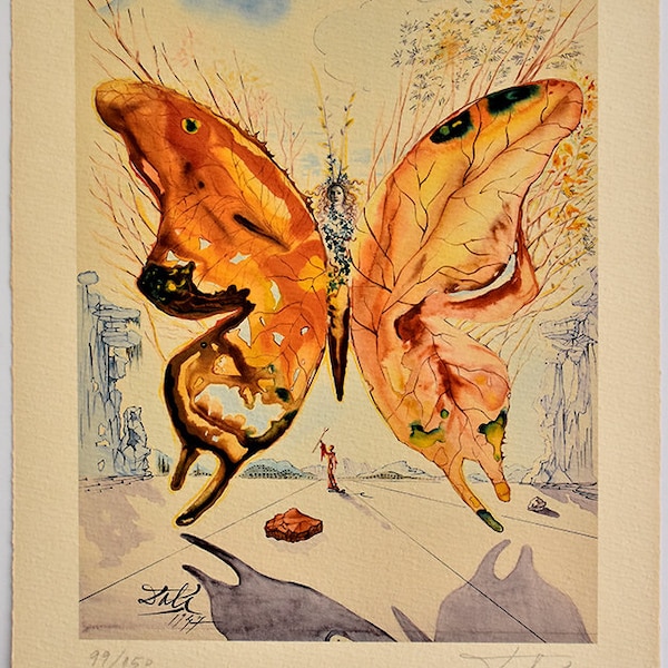 Salvador Dali Signed Lithograph - Etsy
