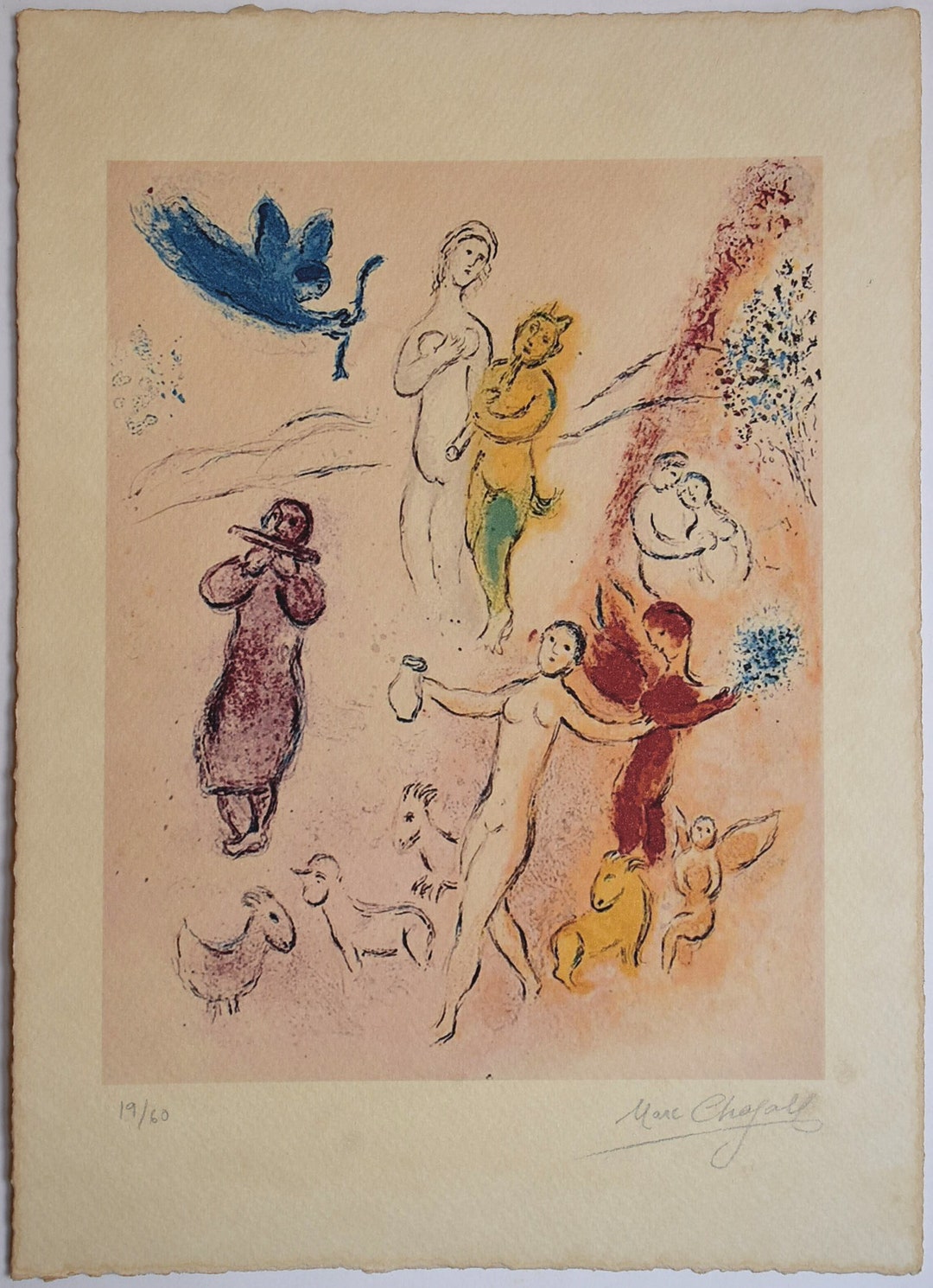 Marc Chagall Lithograph - Etsy