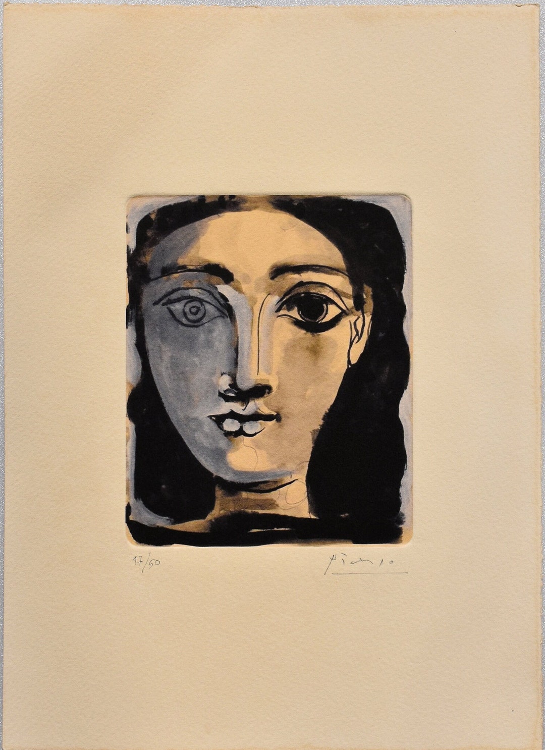 Pablo Picasso, Etching on Arches Paper, Art Print, Limited Edition - Etsy