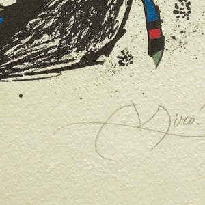 Joan Miró Lithograph Limited Edition Signed - Etsy