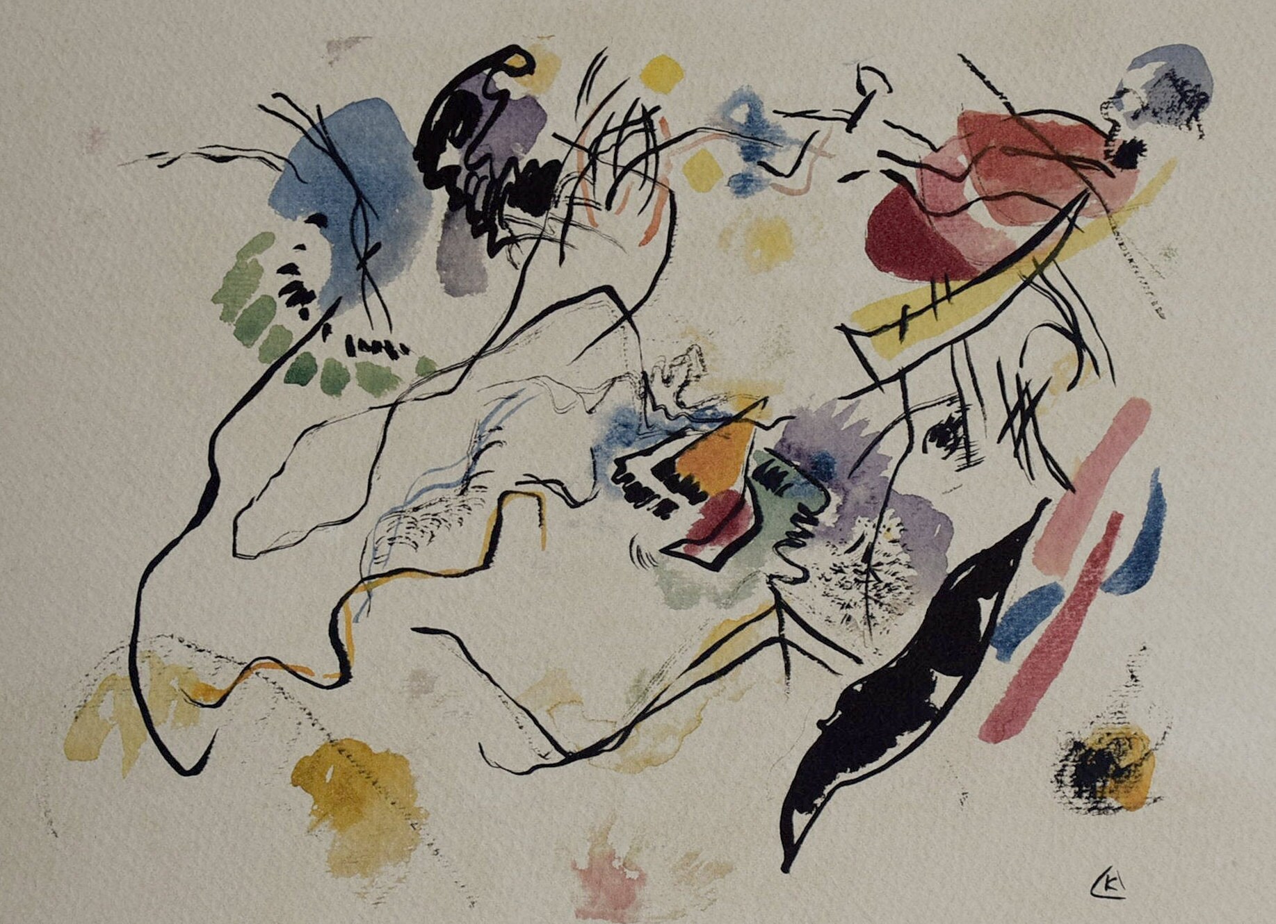 Wassily Kandinsky, Lithograph, Signed, Limited Edition, Art Print ...