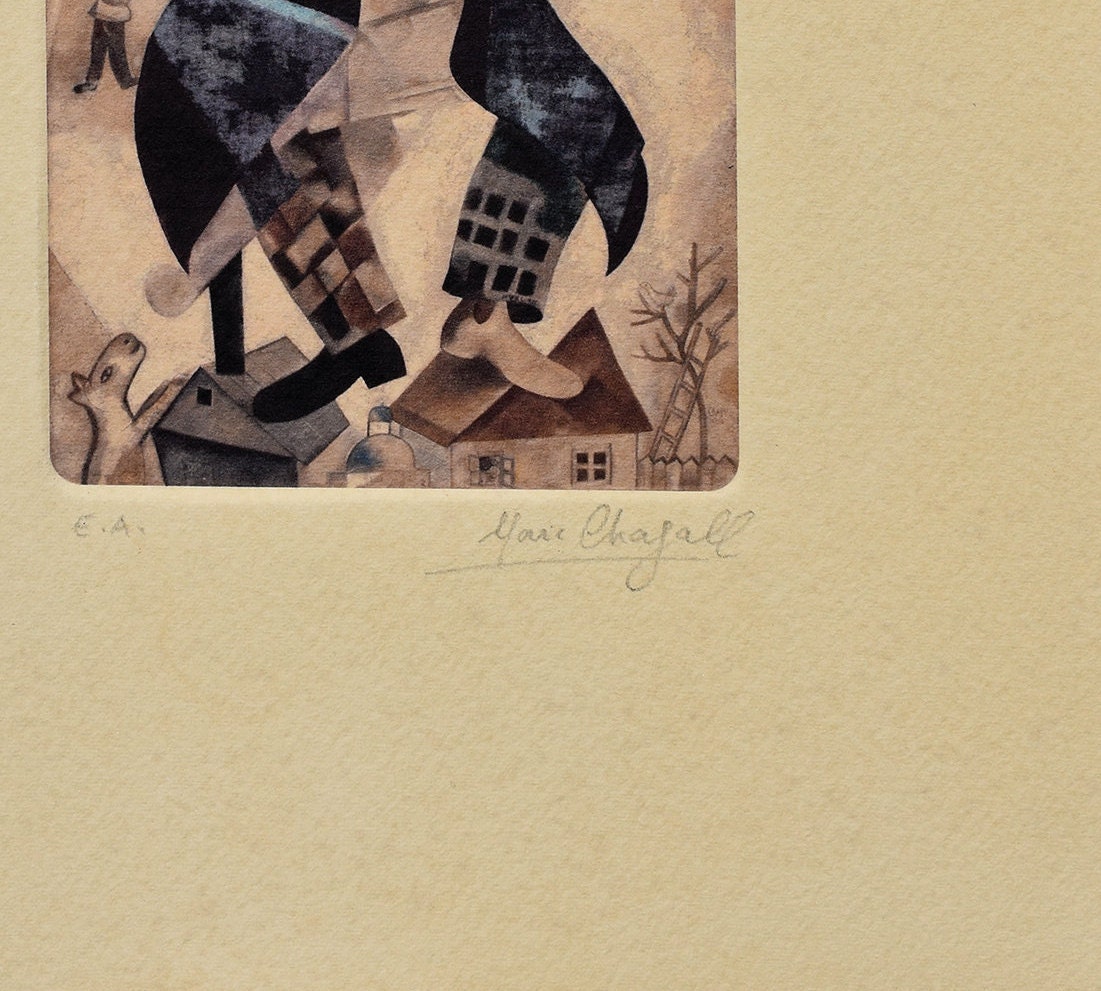 Marc Chagall Etching Limited Edition - Etsy