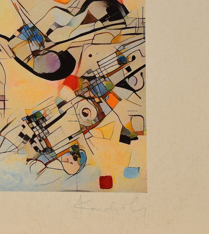 Wassily Kandinsky, Lithograph, Signed, Limited Edition, Art Print ...