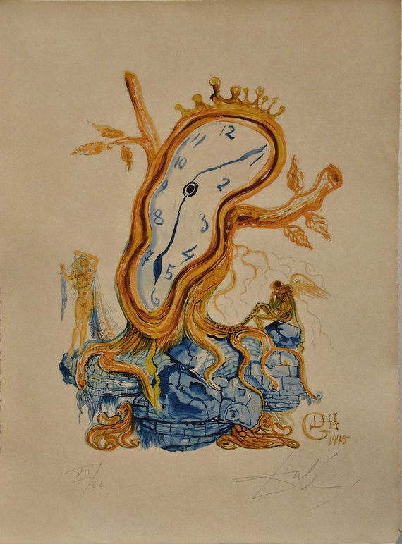 Salvador Dali Lithograph Limited Edition Lithograph Art | Etsy