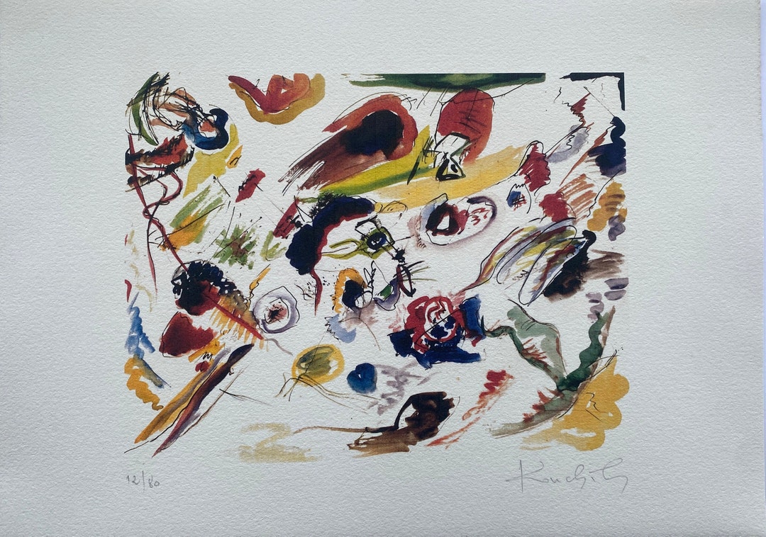 Wassily Kandinsky, Lithograph, Signed, Limited Edition - Etsy