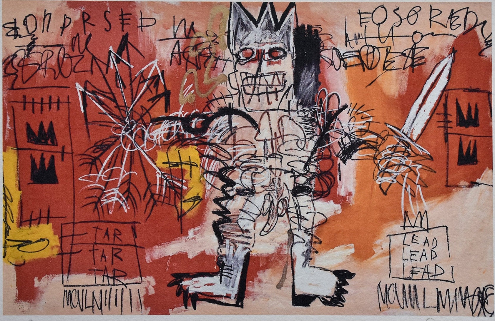 JEAN-MICHEL BASQUIAT Lithograph Signed - Etsy