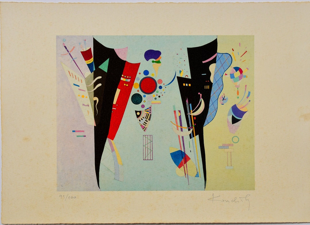 Wassily Kandinsky, Lithograph Limited Edition, Art Print, Signed ...