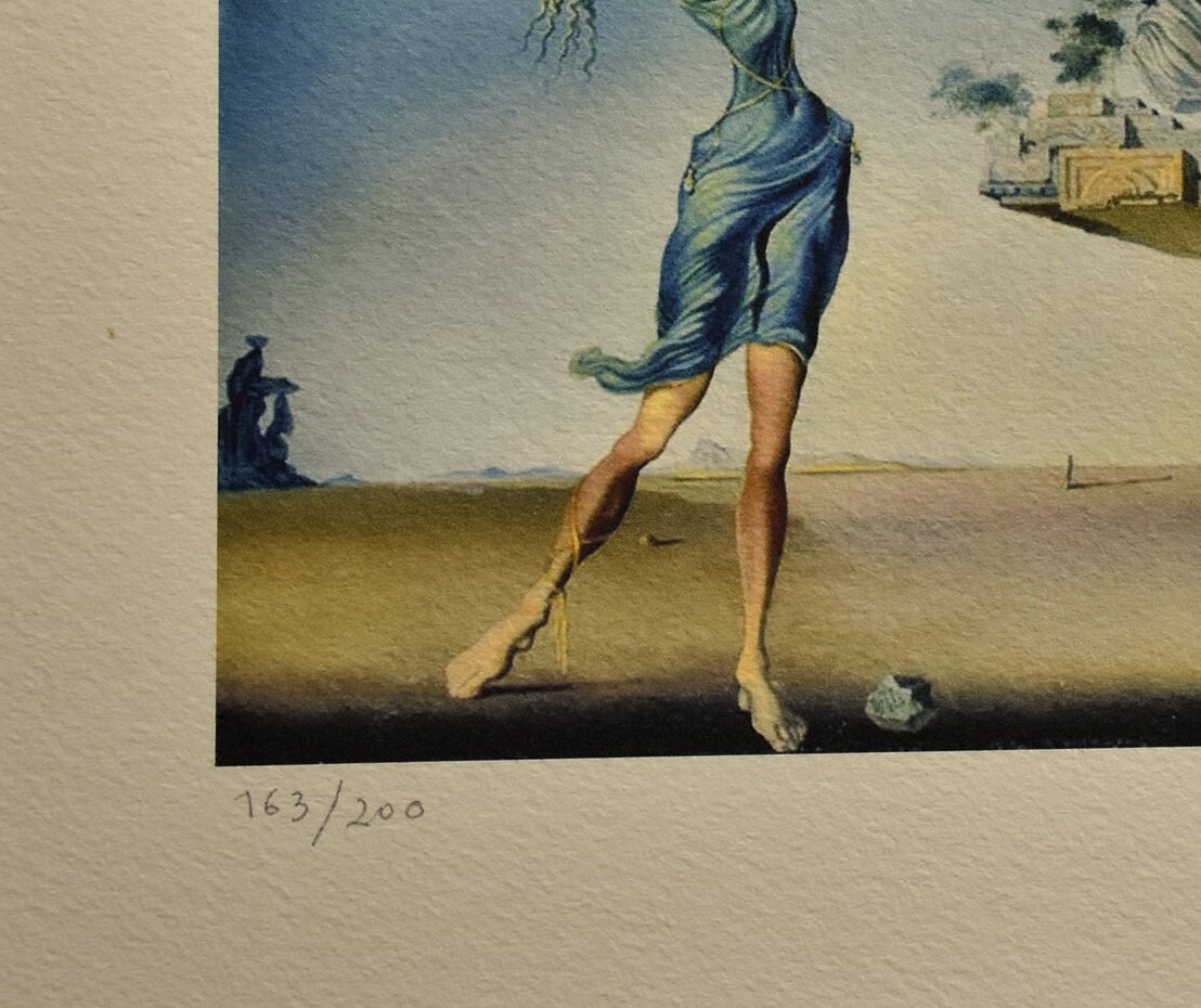 Salvador Dali, Lithograph, Limited Edition, Art Print - Etsy