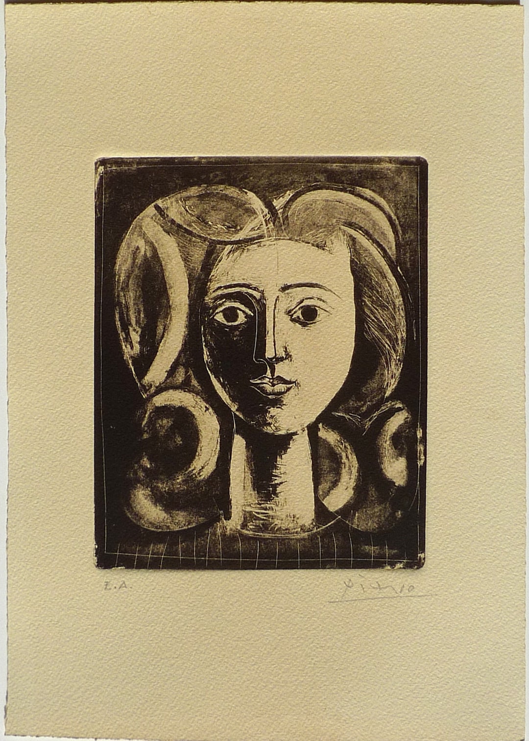 Pablo Picasso, Etching, on Arches Paper, Limited Edition - Etsy