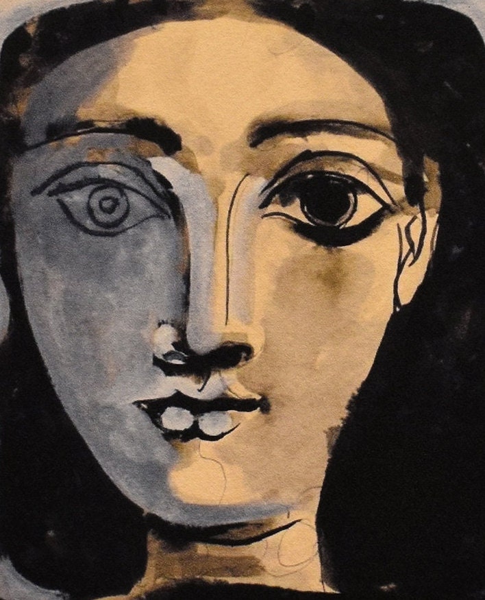 Pablo Picasso, Etching on Arches Paper, Art Print, Limited Edition - Etsy