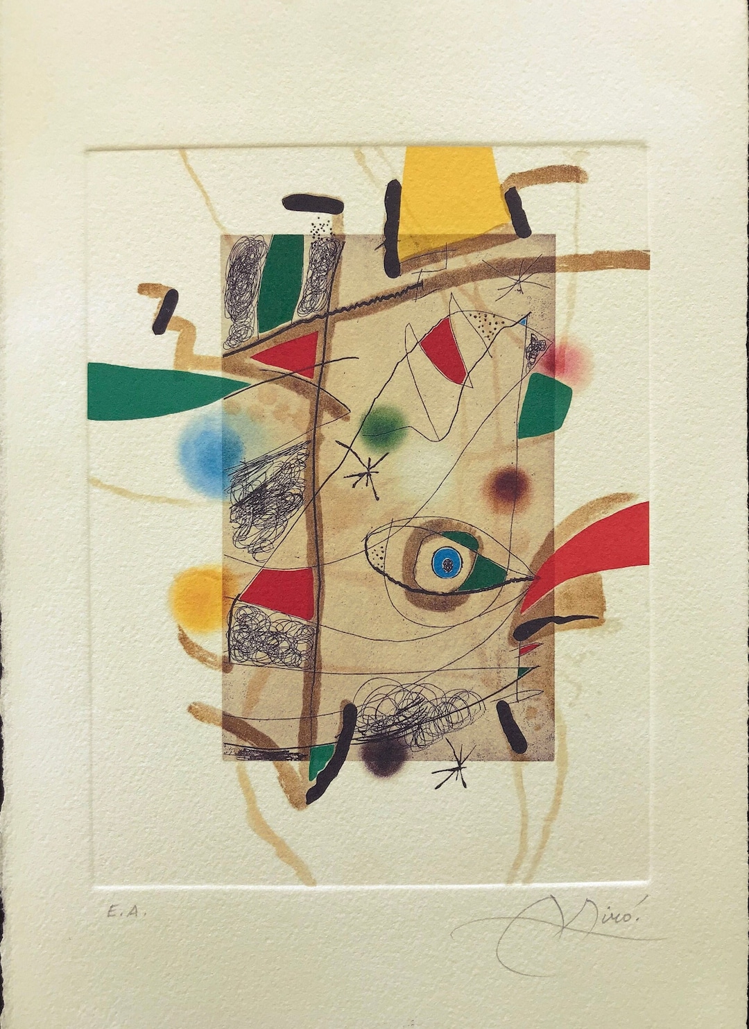 Joan Miró, Etching, Limited Edition, Art Print, Abstract Art - Etsy