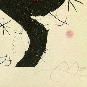 Joan Miró Lithograph Signed - Etsy