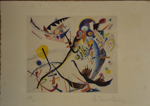 Wassily Kandinsky Lithograph Signed Limited Edition Art | Etsy
