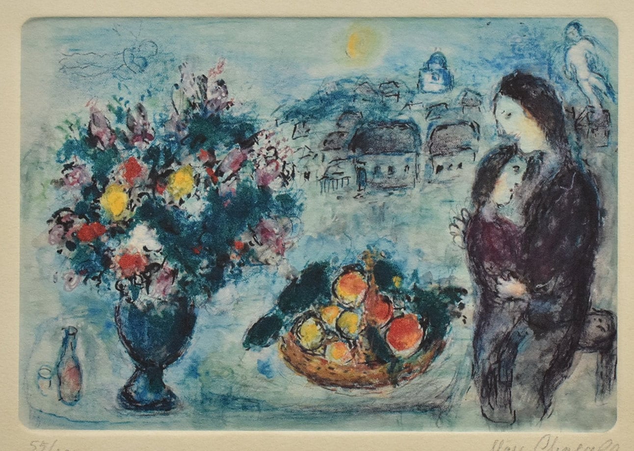 Marc Chagall Etching Arches Paper Modernist Naive Art - Etsy