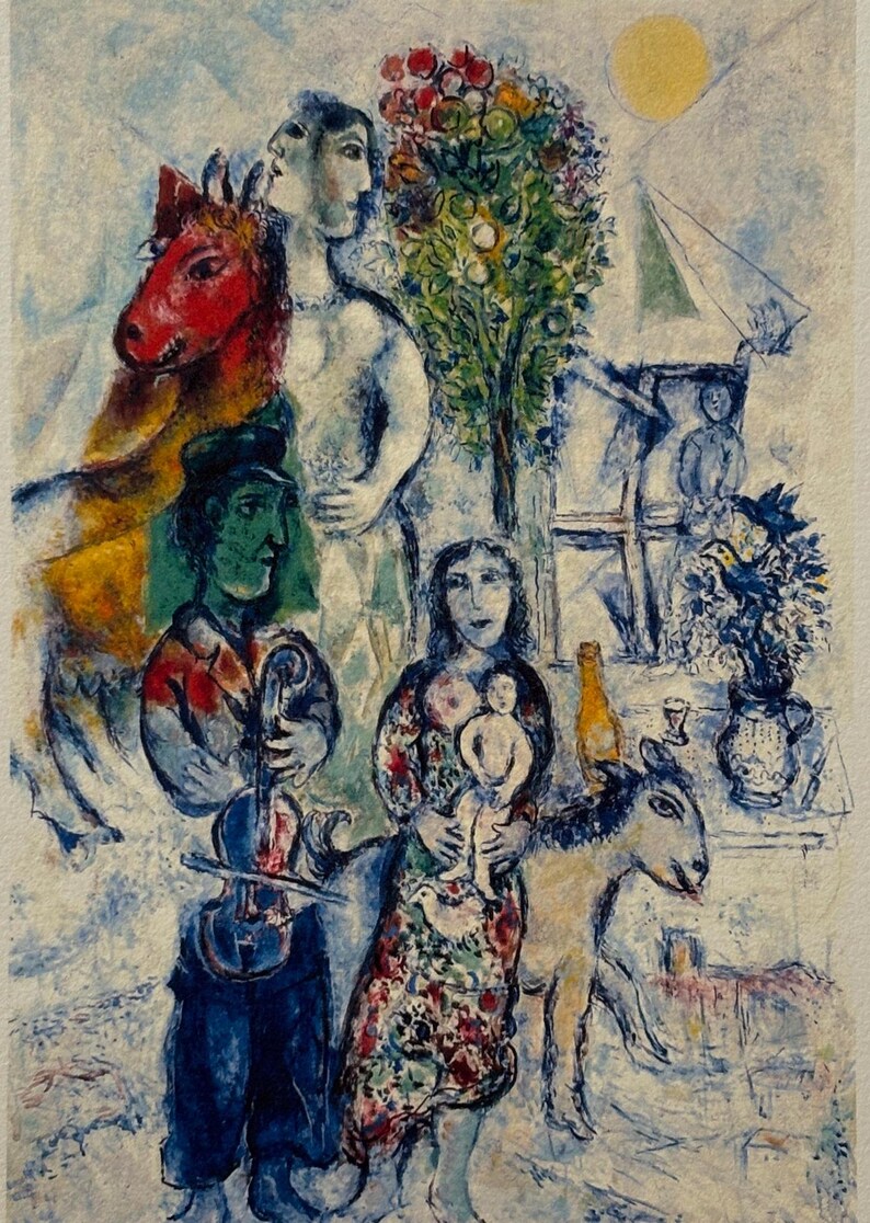 Marc Chagall Lithograph Edition on Arches Paper - Etsy