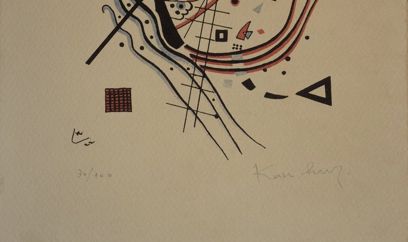 Wassily Kandinsky, Lithograph, Signed, Limited Edition, Art Print ...
