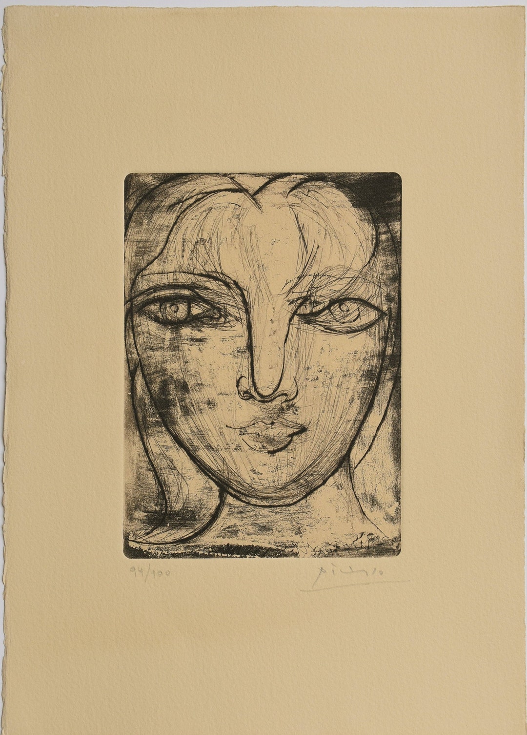Pablo Picasso Etching on Arches Paper Limited Edition Art Print - Etsy