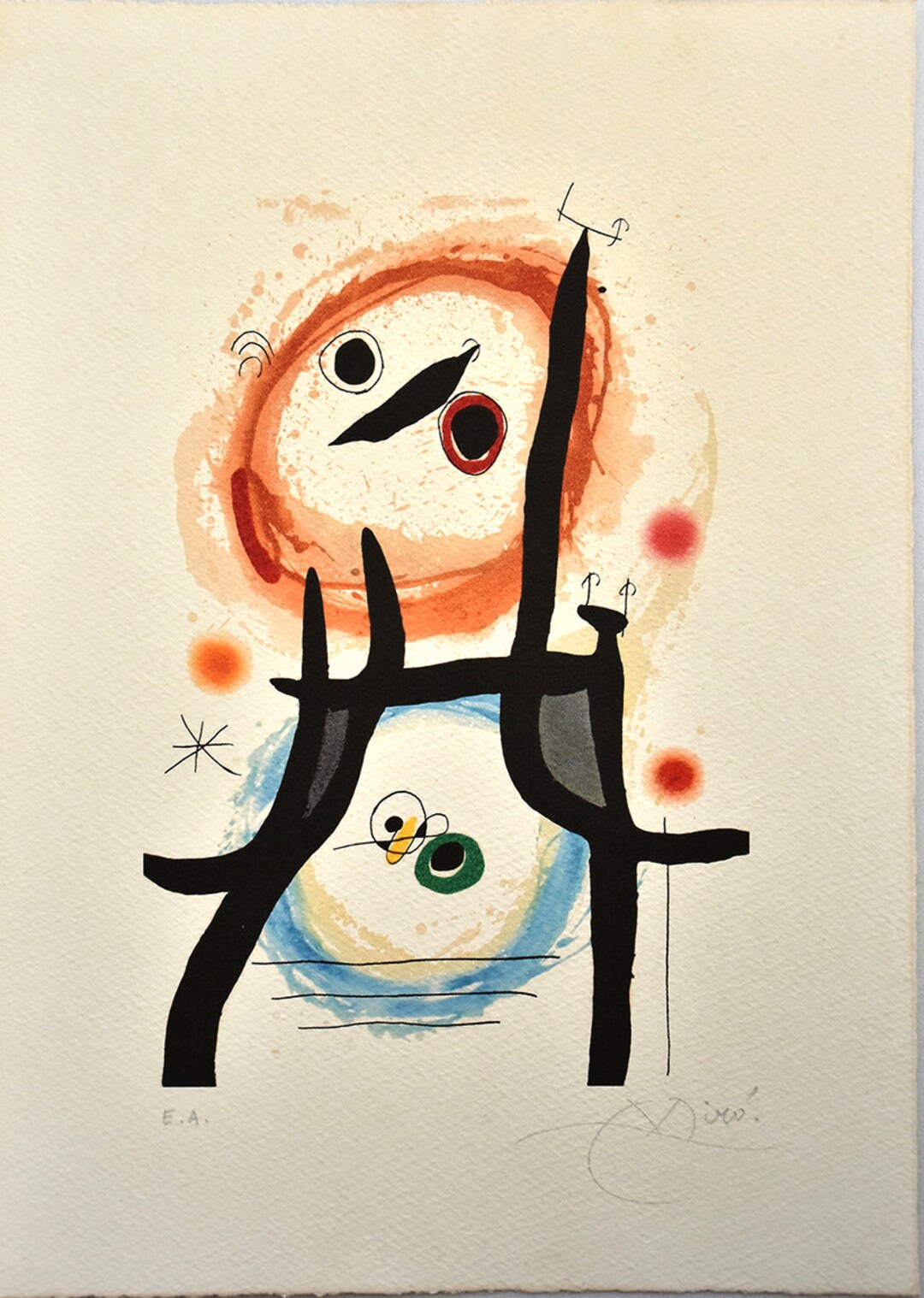 Joan Miró Lithograph Limited Edition - Etsy