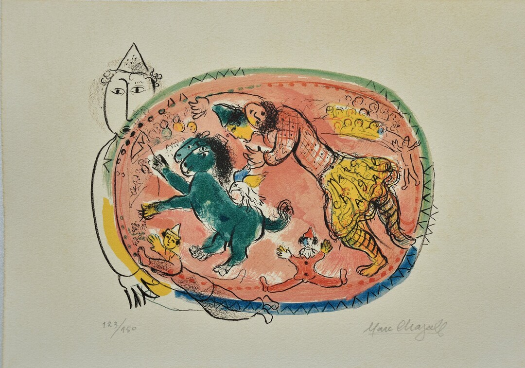 Marc Chagall Lithograph Limited Edition on Arches Paper - Etsy