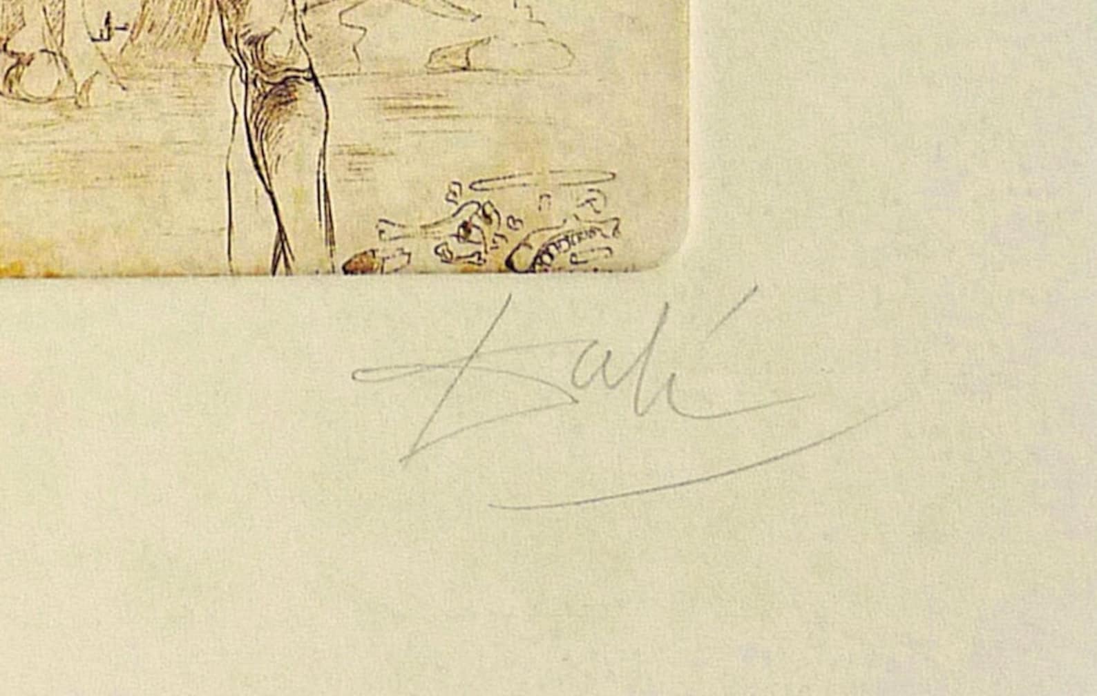 SALVADOR DALI Etching Limited Signed Edition - Etsy