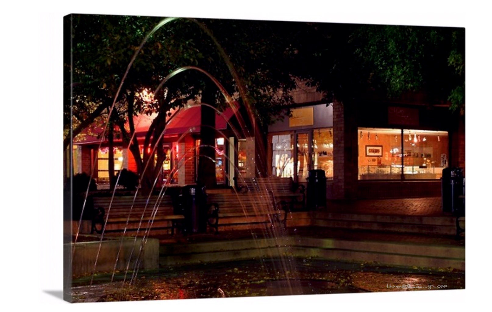 Iowa City Downtown Wall Art Print Rainbow of Water Titled Wateworks - Etsy