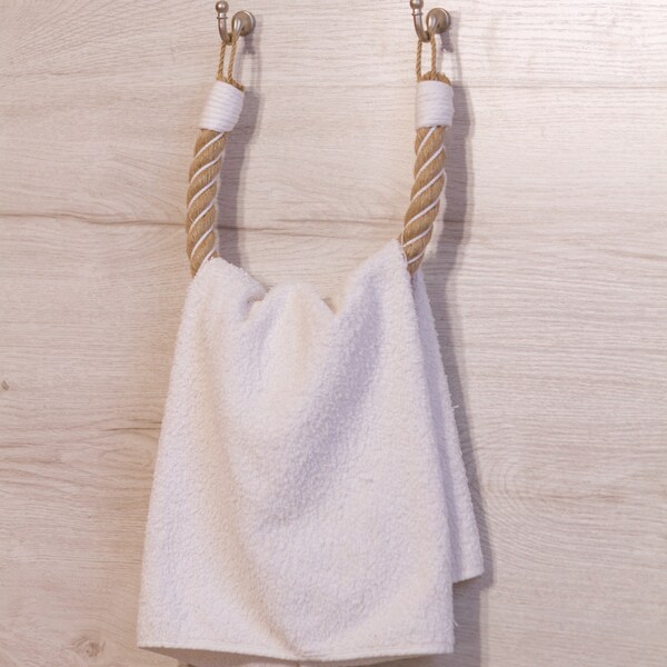 Rope Towel Holder - Etsy