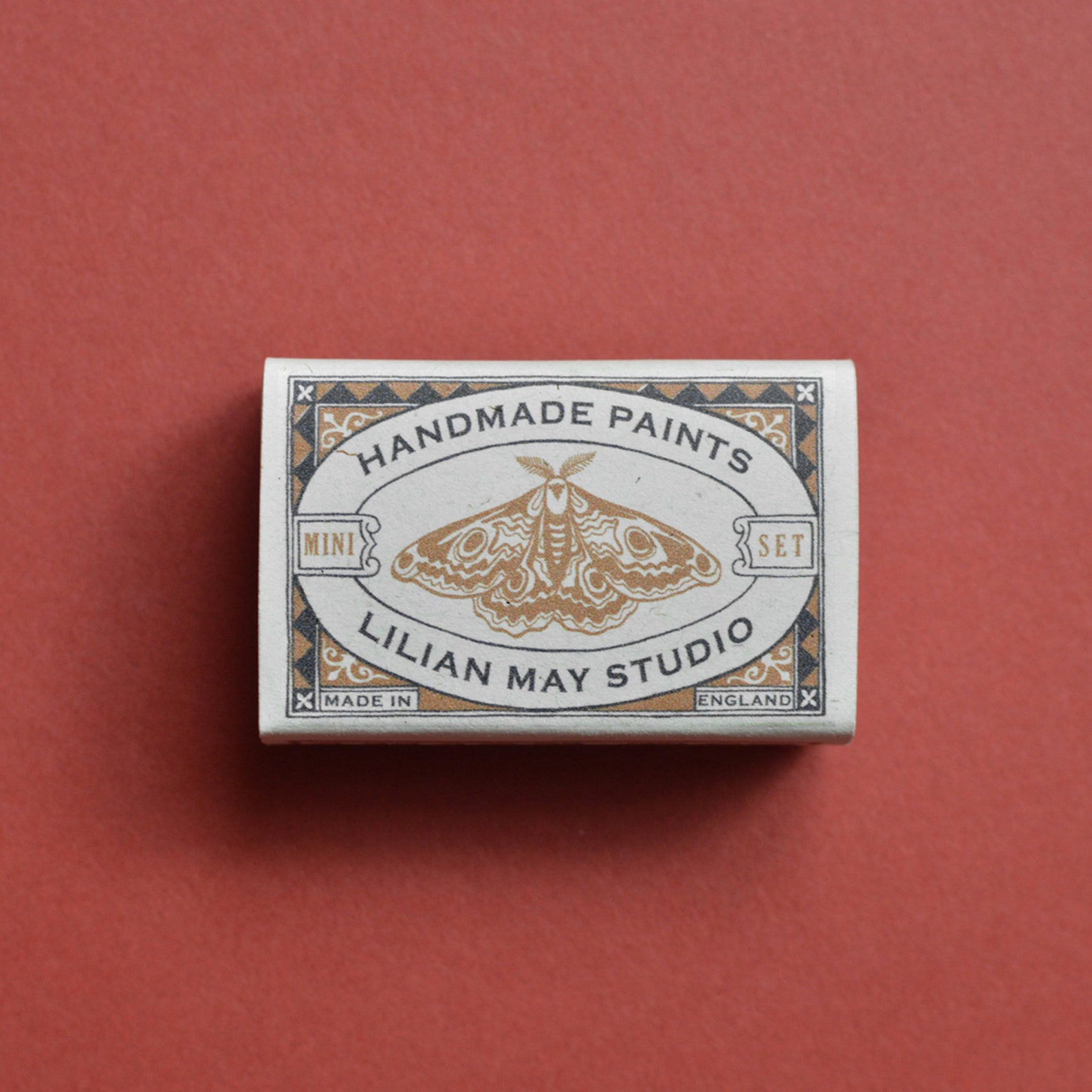 Palette and Matchbox Paint Set Plastic-free Handmade Art - Etsy