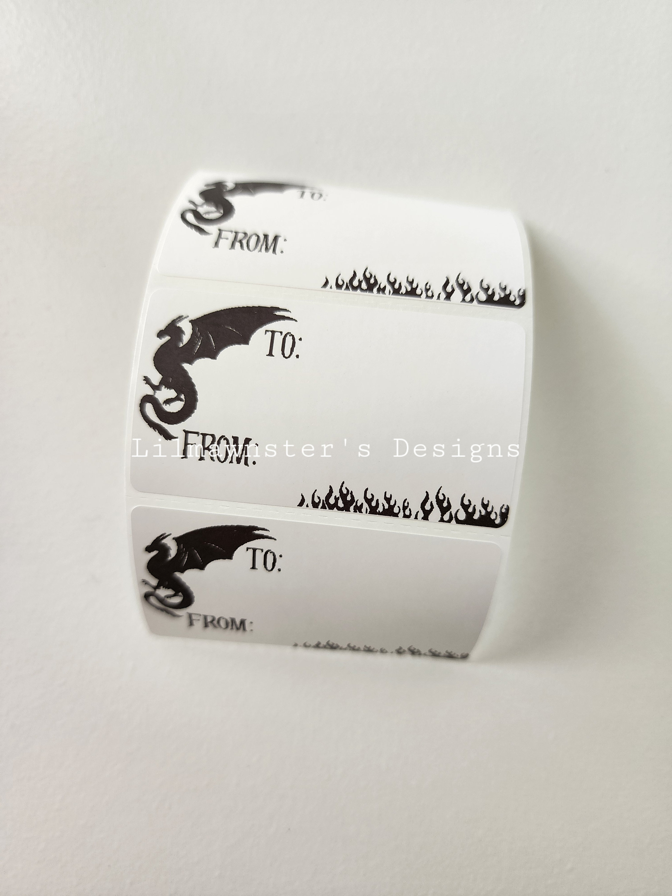 Dragon Gift Tags, Gift Tag Stickers, Birthday Gift Tags - Etsy