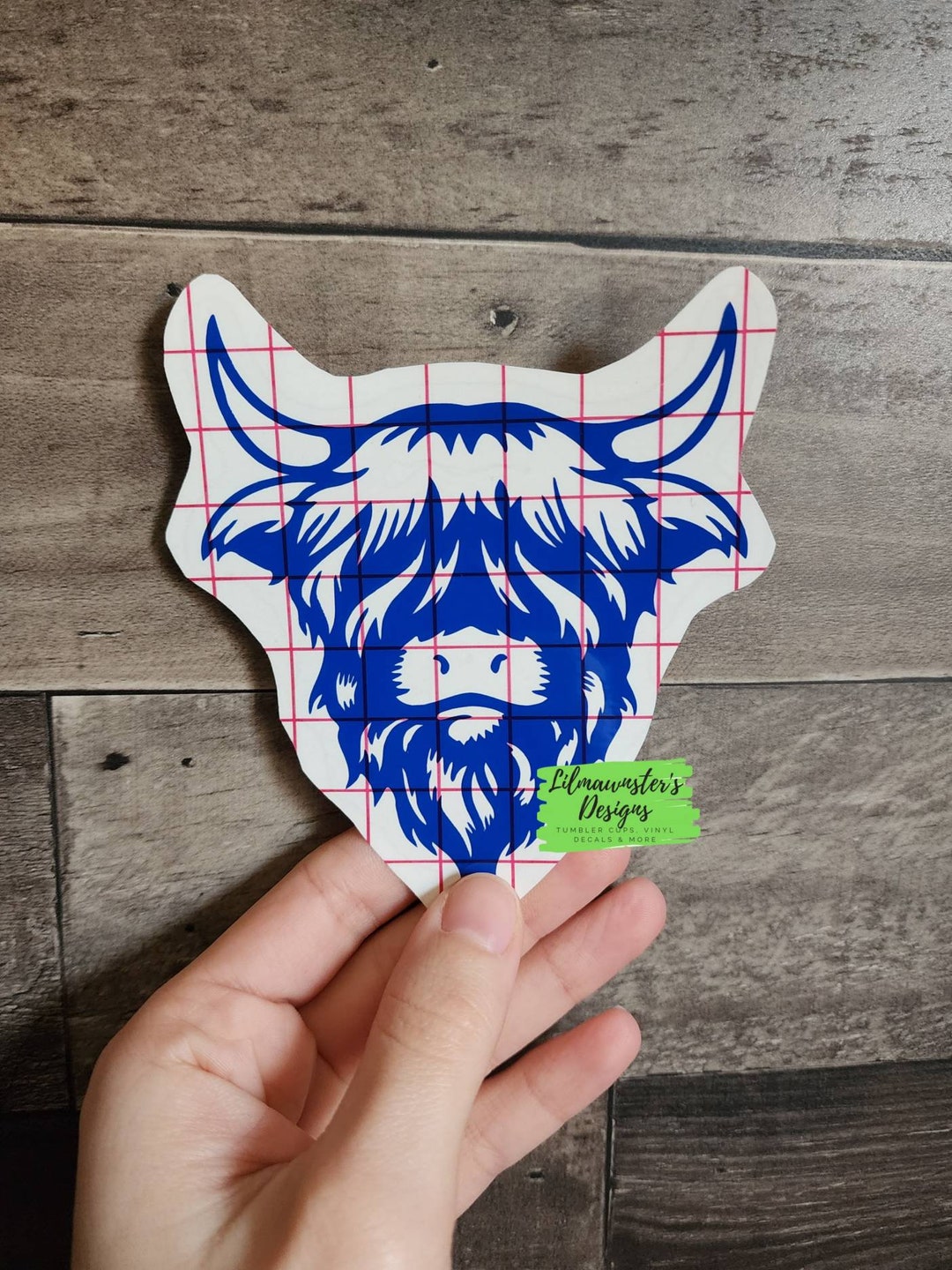 Cow Decal, Highland Cow Decal, Bumper Sticker - Etsy