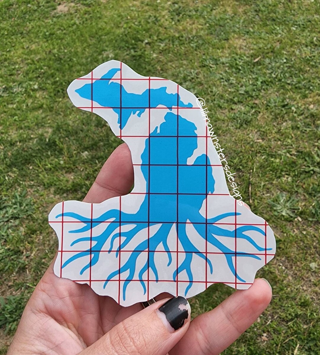 Michigan Native Roots Decal Bumper Sticker - Etsy