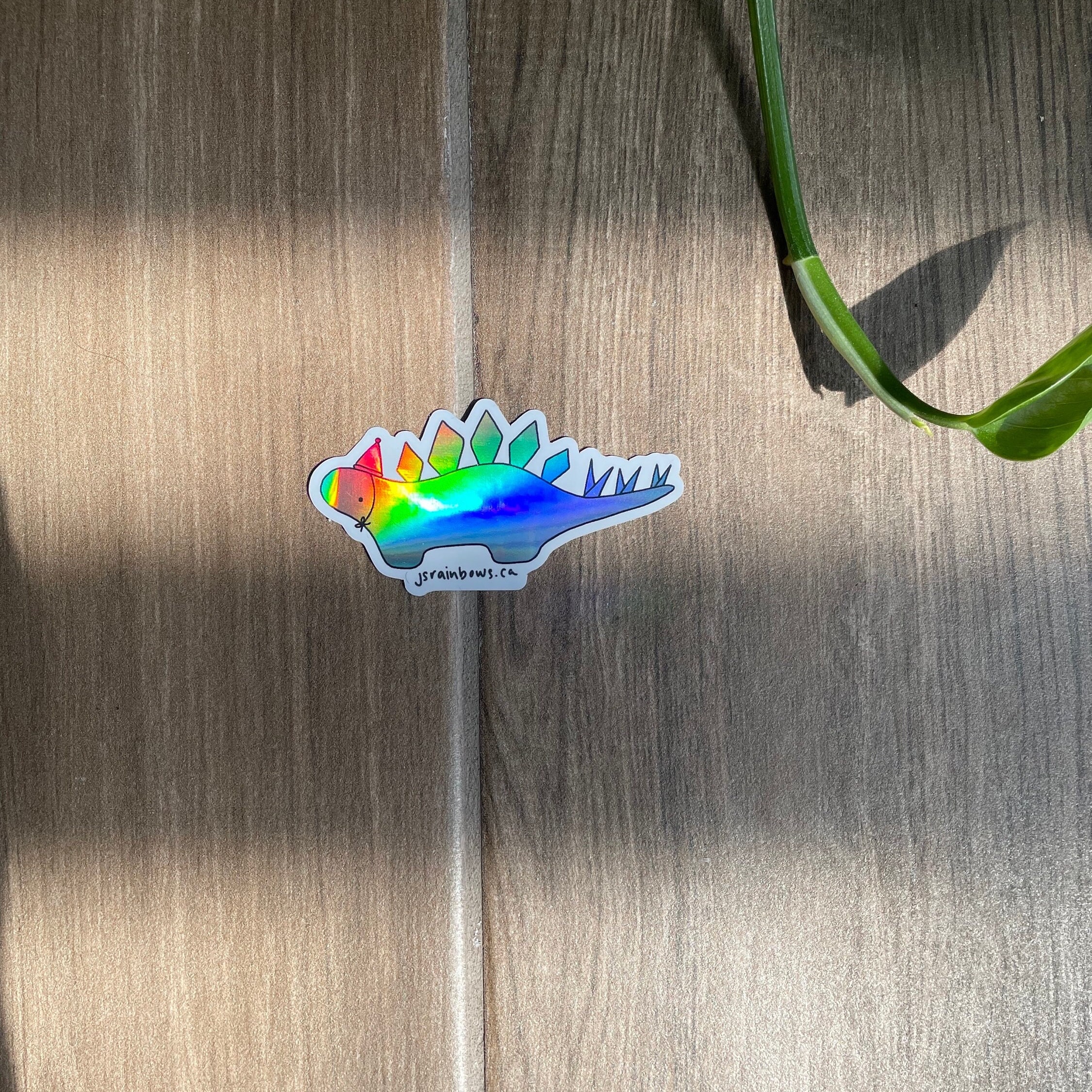 Holographic Stegosaurus / Kentosaurus Die-cut Vinyl Dinosaur - Etsy