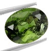 Moldavite Oval 6x4mm Brilliant Cut Green Loose Stone Natural Gemstone ...