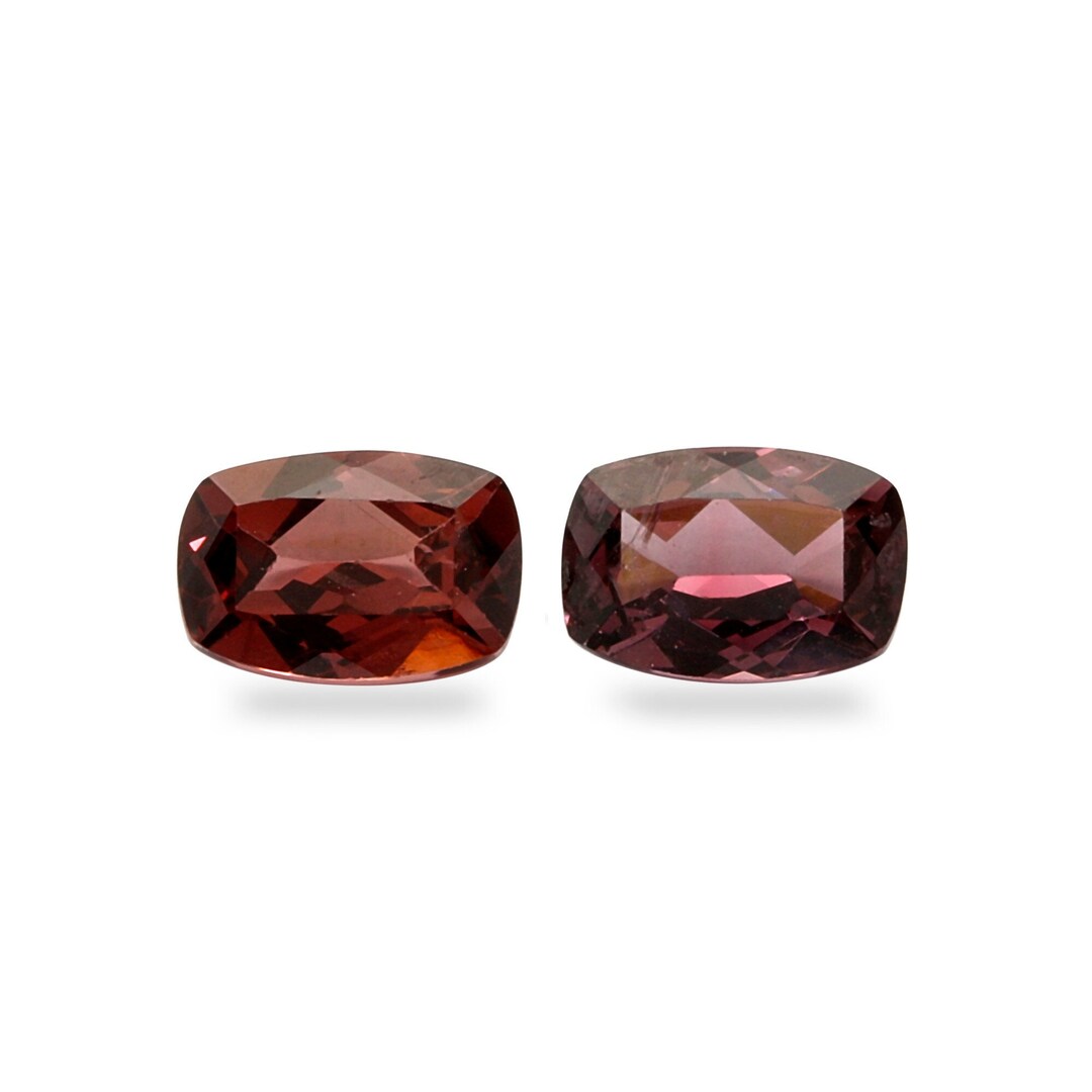 0.55cts Natural Red Spinel / 6x4mm Cushion Faceted Gemstone/ - Etsy