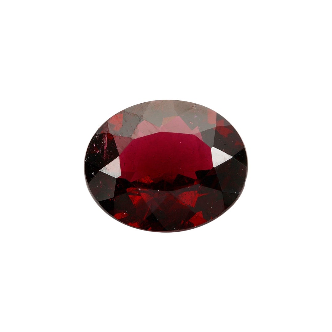 5.15cts Hessonite gomed Garnet Gemstone Oval 12x10mm Natural Gemstone ...