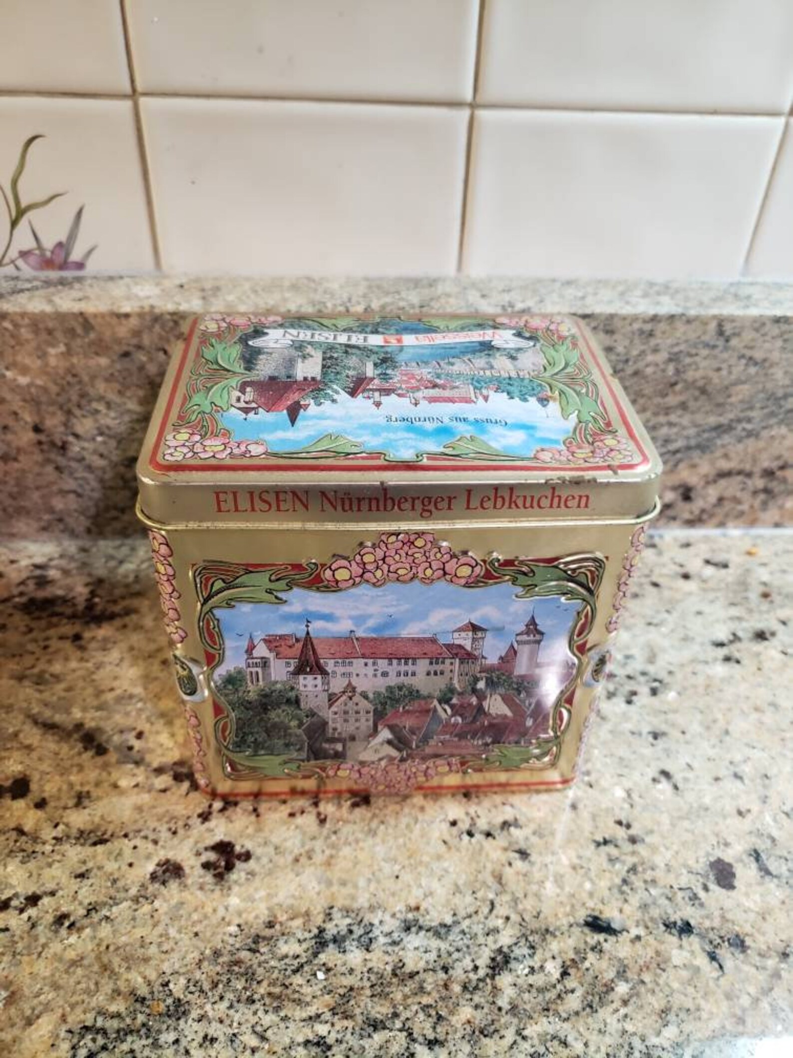 Vintage Music Tin German Music Tin. Xmas Tin Music Box - Etsy