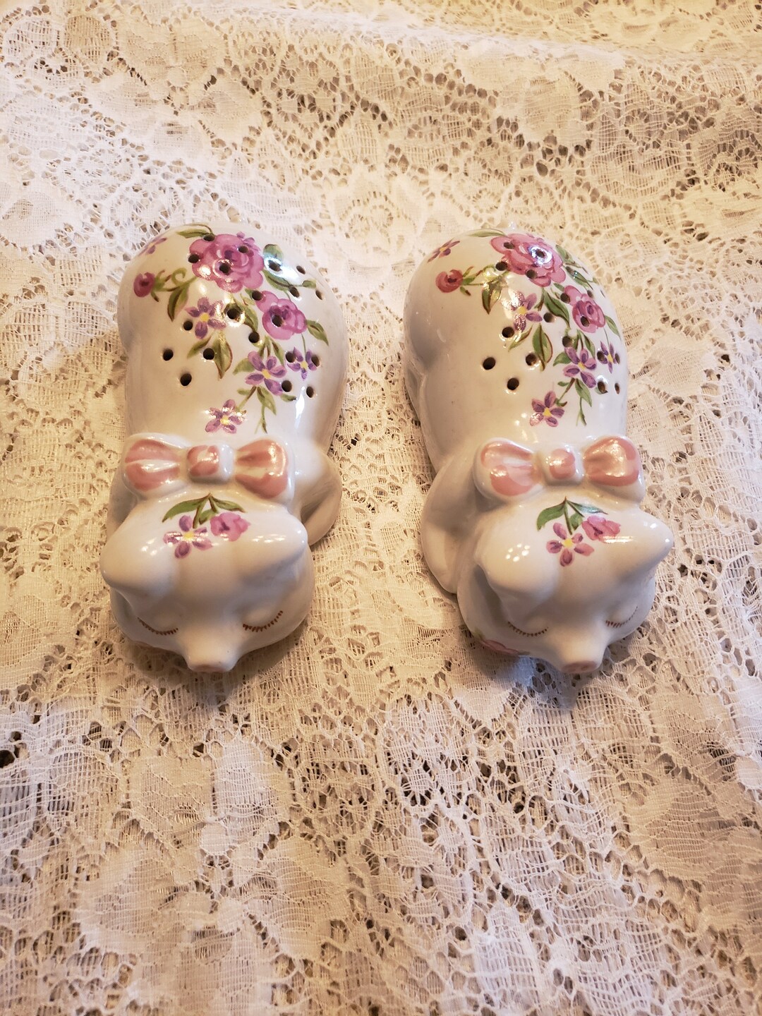 Vintage Pig Ceramic, Potpourri Pigs, Sleeping Pigs, Ceramic, Aroma ...