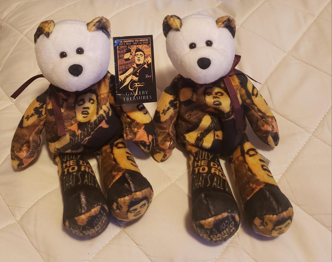 Vintage Elvis, Elvis Presley, Elvis Bear, 50th Anniversary Bear ...
