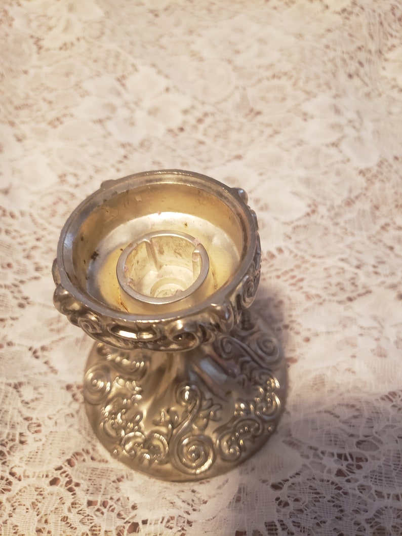 Vintage Godinger, Candlesticks, Siverplated, Intricate Candleholder ...