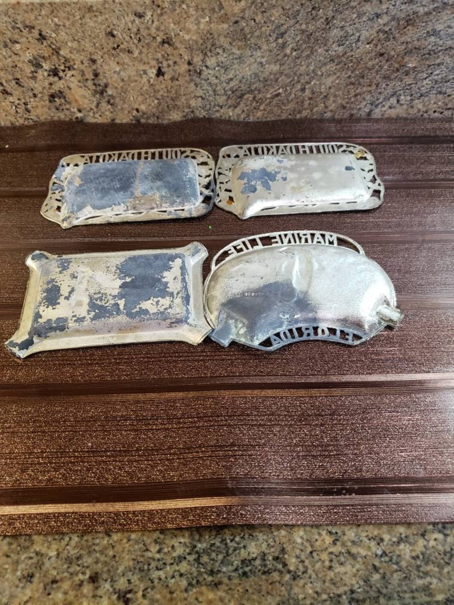 Vintage Ashtrays, Souvenir Ashtrays, State Ashtrays, Florida Ashtray, Canada Tray, Texas Tray ...