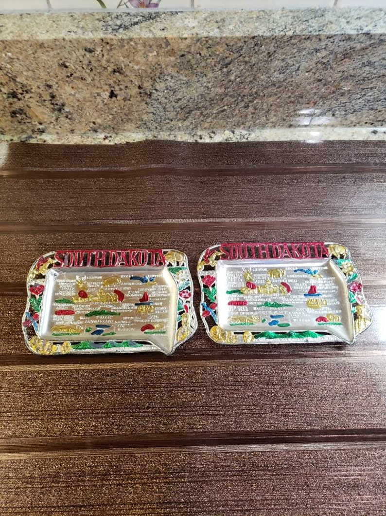 Vintage Ashtrays, Souvenir Ashtrays, State Ashtrays, Florida Ashtray, Canada Tray, Texas Tray ...