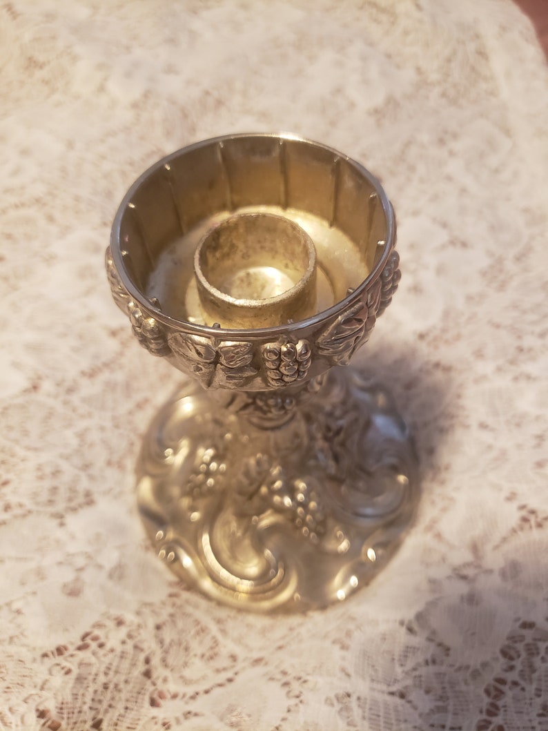 Vintage Godinger, Candlesticks, Siverplated, Intricate Candleholder ...