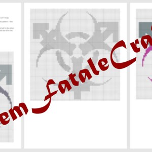 PATTERN ONLY Trans Biohazard Xstitch Pattern - Etsy