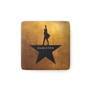 Hamilton Broadway Musical Porcelain Magnet, Theatre Gift - Etsy