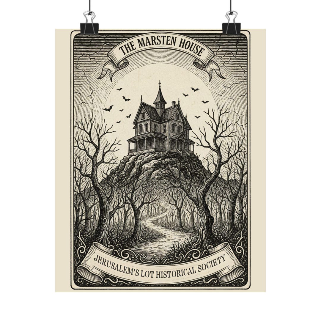 Marsten House Jerusalem's Lot Matte Poster - Etsy
