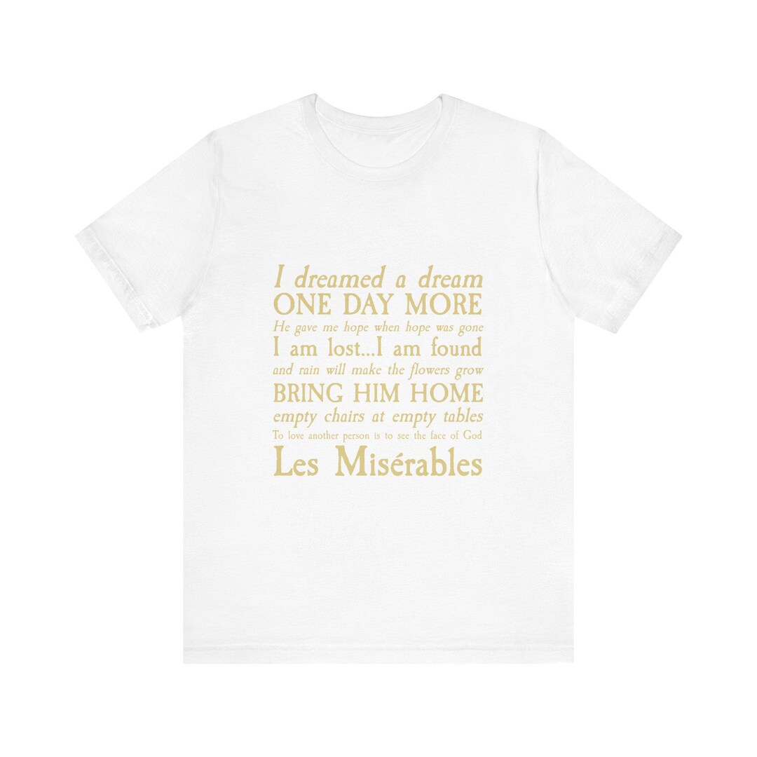 Les Miserables | Les Mis | Song Quotes | Musical Theatre Gifts | Short ...