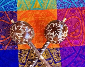 Rattle Native Ayacaxtli Mexica - Etsy